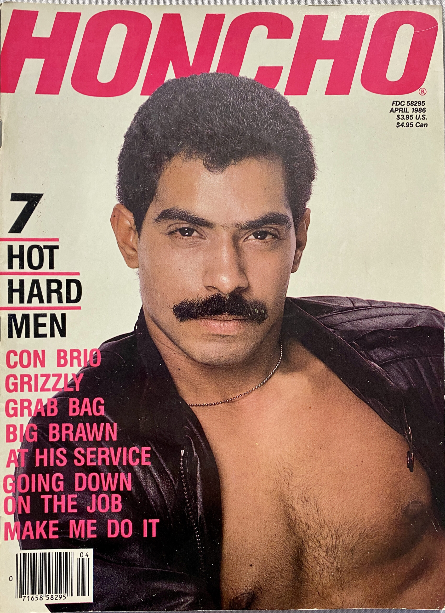 Honcho April 1986 Adult Gay Magazine - VM16