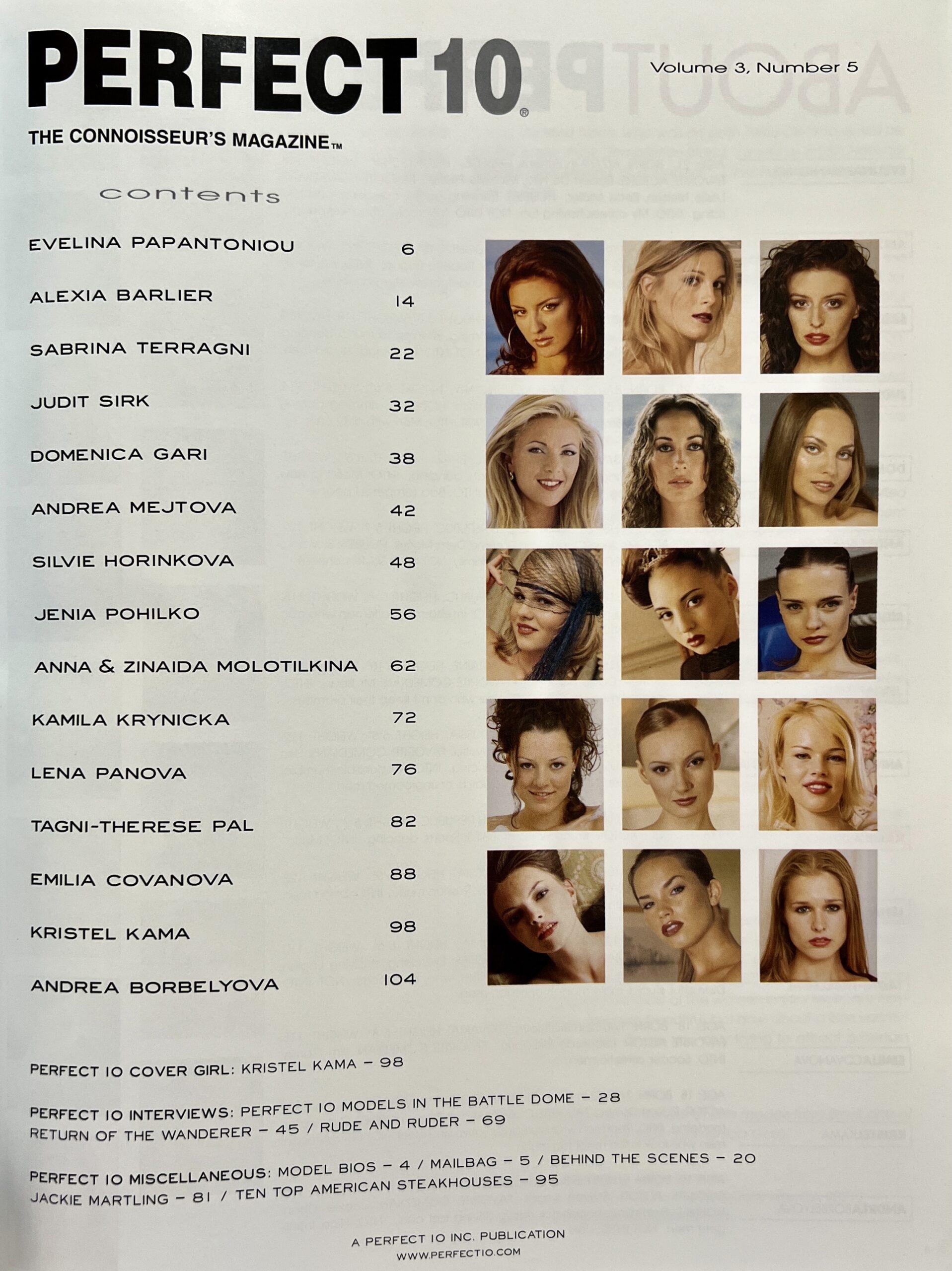 Perfect 10 December / January 2001 - VM16
