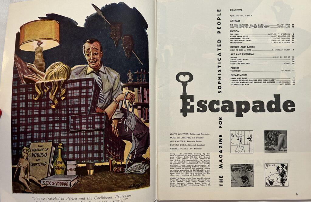 Escapade April 1956 Pinup Magazine *Lilly* - VM16