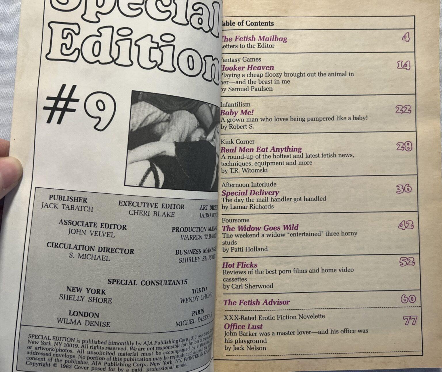 Special Edition #9 1983 Adult Digest Letters Booklet - VM16