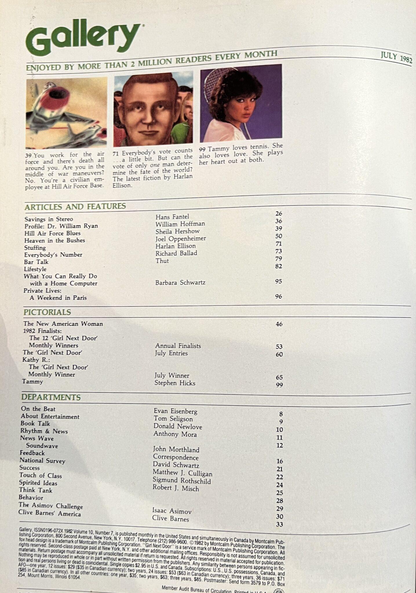 Gallery July 1982 *Girl Next Door of The Year 1982* - VM16