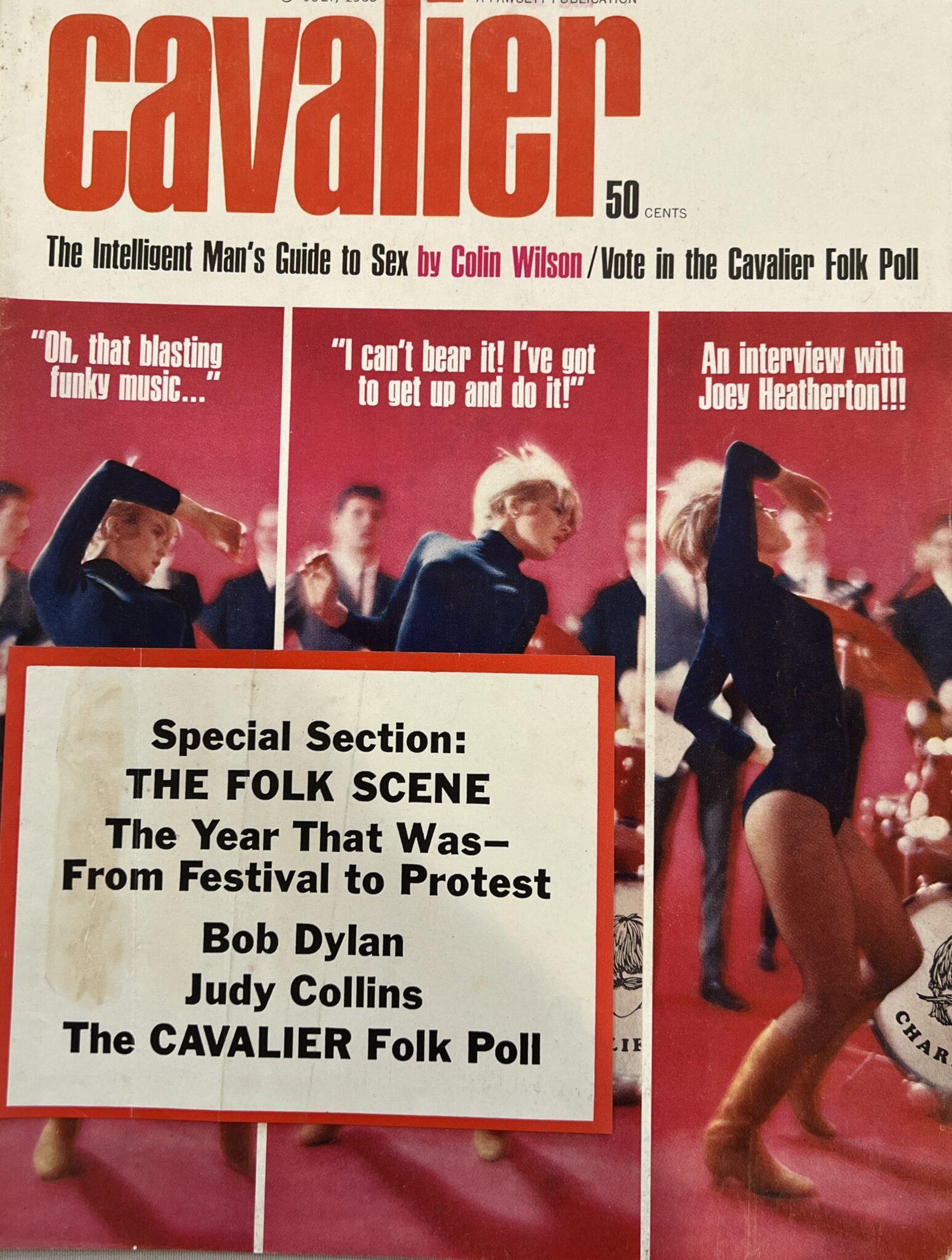 Cavalier July 1965 Pin Up Magazine *Colin Wilson & Bob Dylan & Joey ...