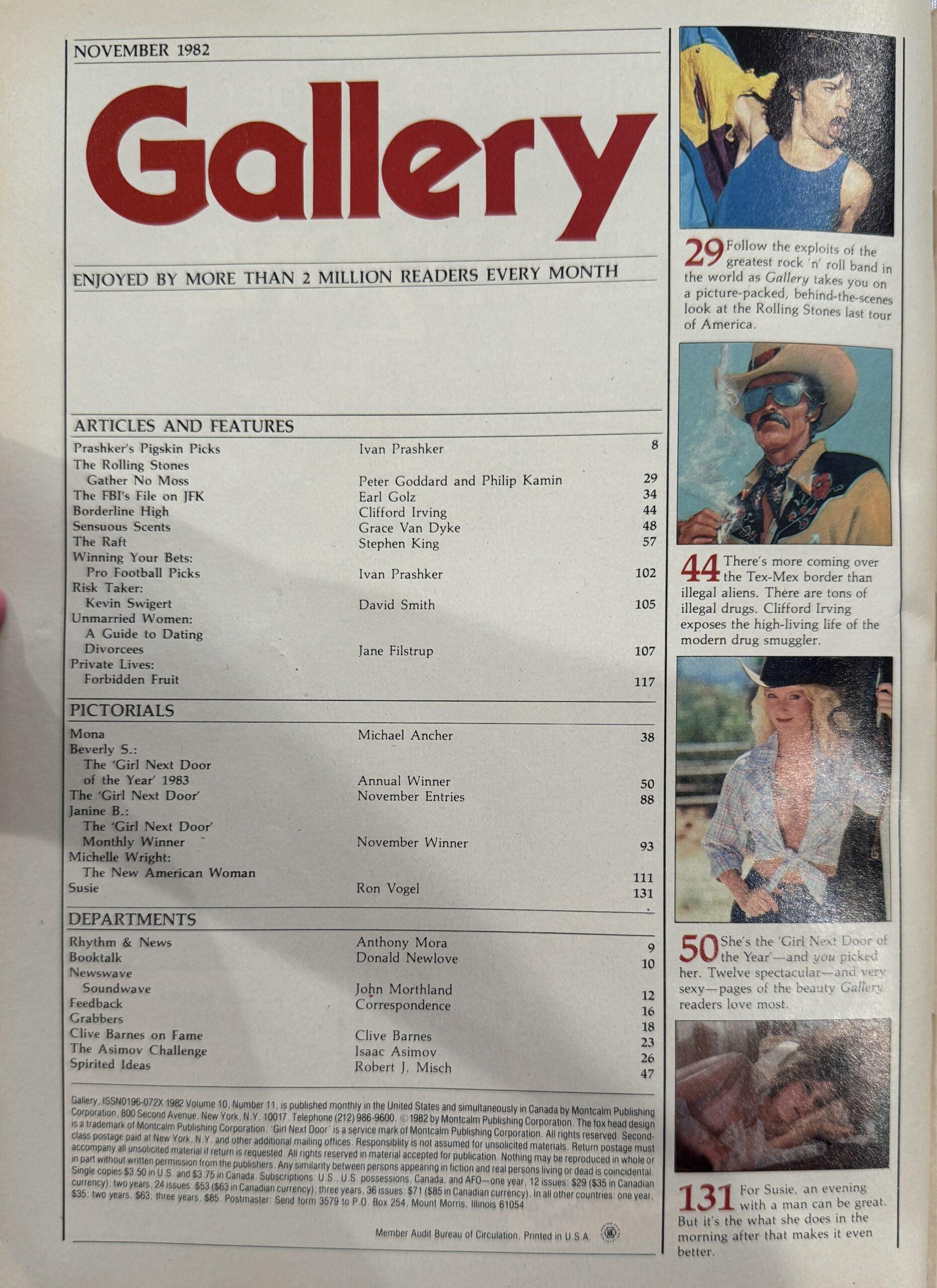 Gallery November 1982 *GND of The Year* - VM16