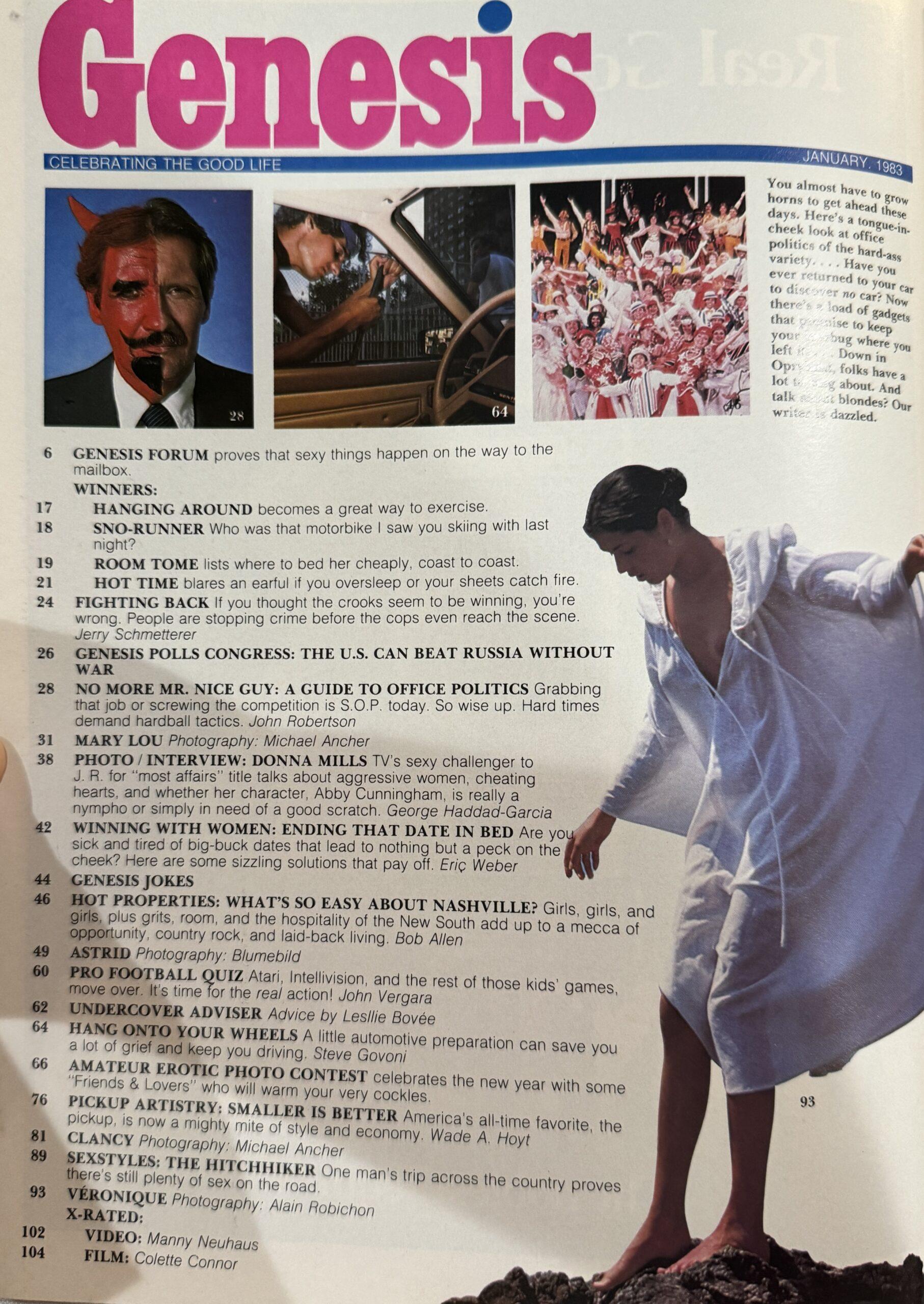 Genesis January 1983 *Donna Mills* - VM16